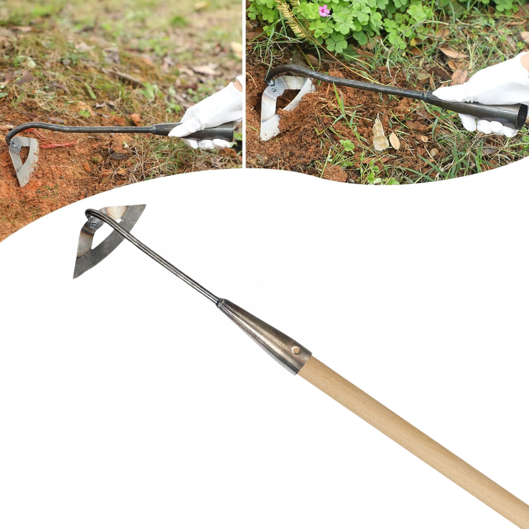 Azada Ergonómica Con Mango de Madera de Haya – Muy Moderna Uruguay